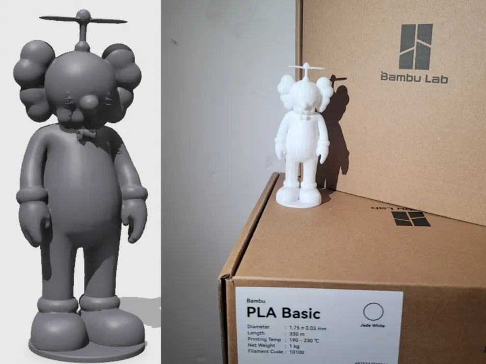 Kaws Companion Bearbric dead peace Statue liberty by Boombulab - MakerWorld
