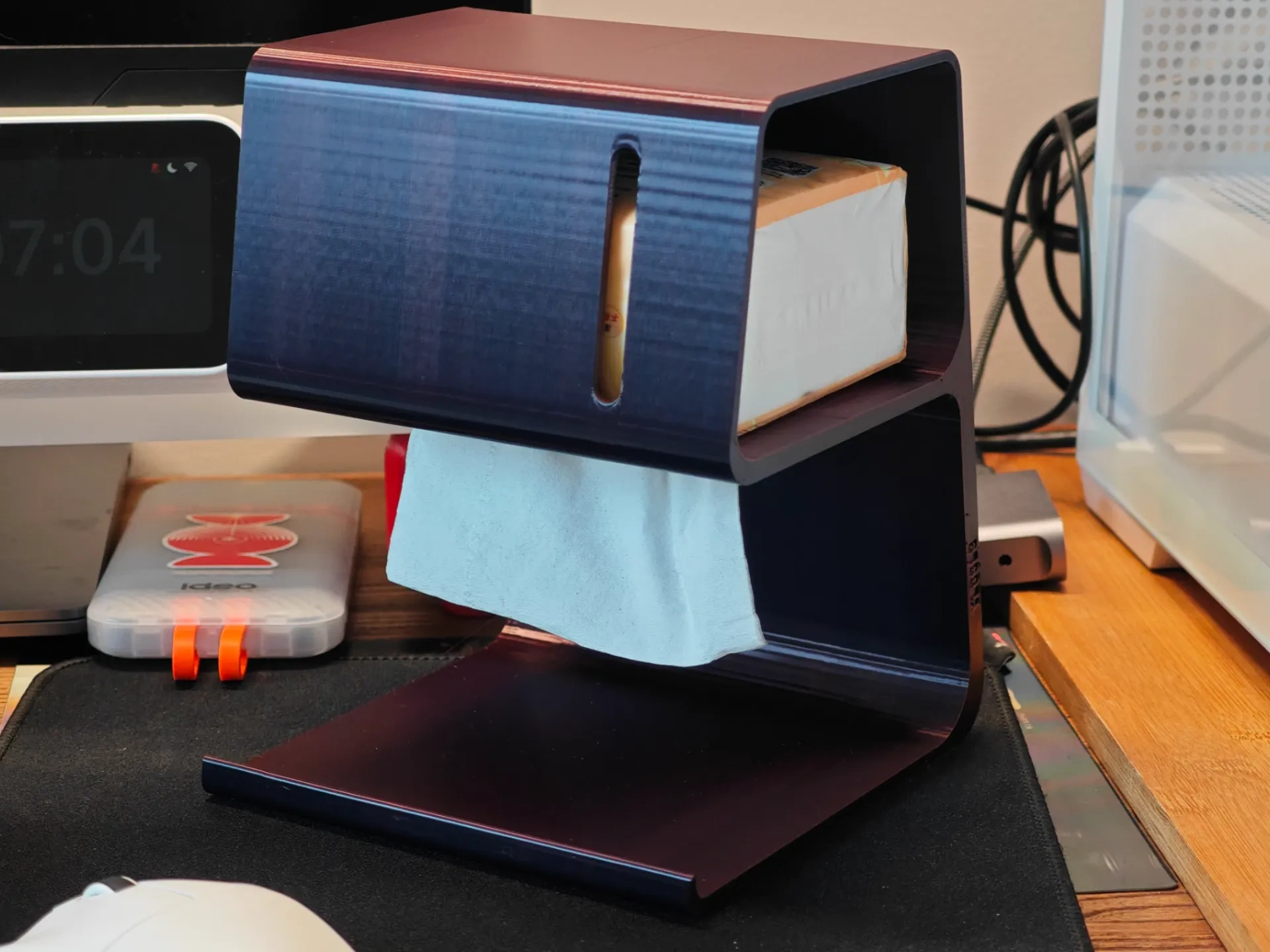 Desk Reverse-Draw Tissue Box by user_1498853632 - MakerWorld