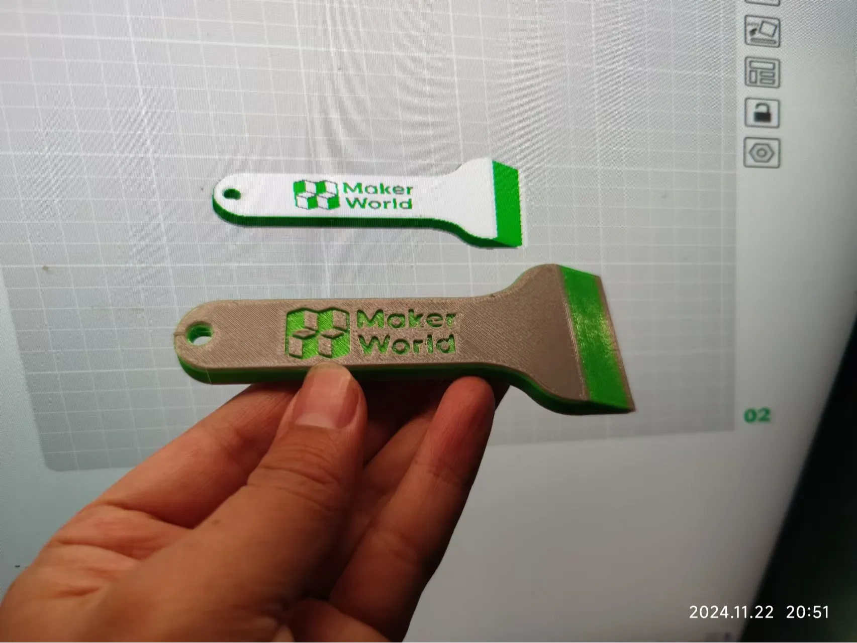 Dual-Headed Spatula, Build Plate Scraper, Spatula, Bamboo Scraper, Blade, Spatula, Essential ...