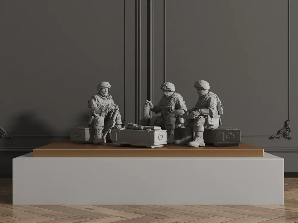 Figuras militares por 天天向上 MakerWorld: Descarga Modelos 3D Gratuitos