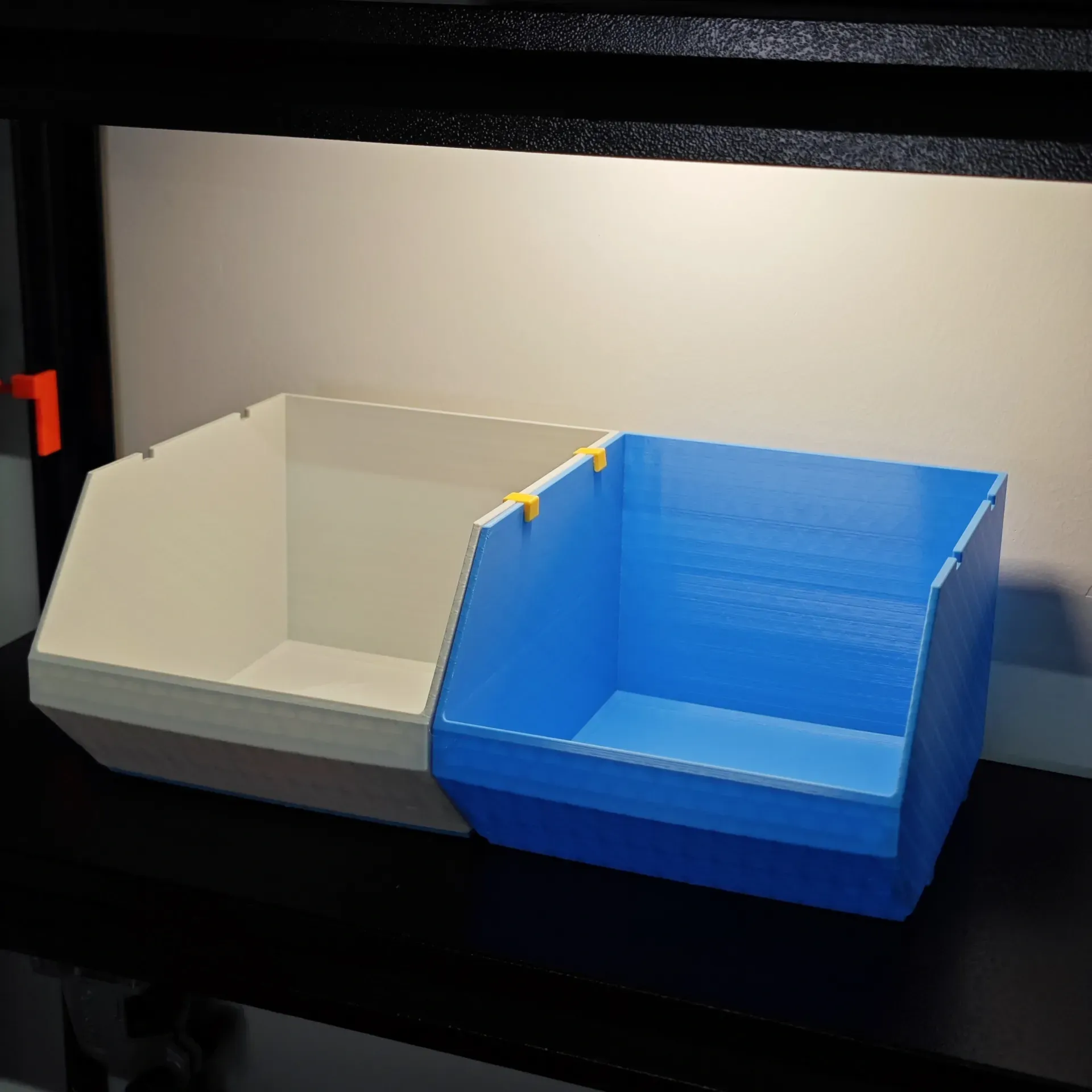 Stackable Angled Storage Box Dimensions: 240mm L x 200mm W x 153mm H by ...