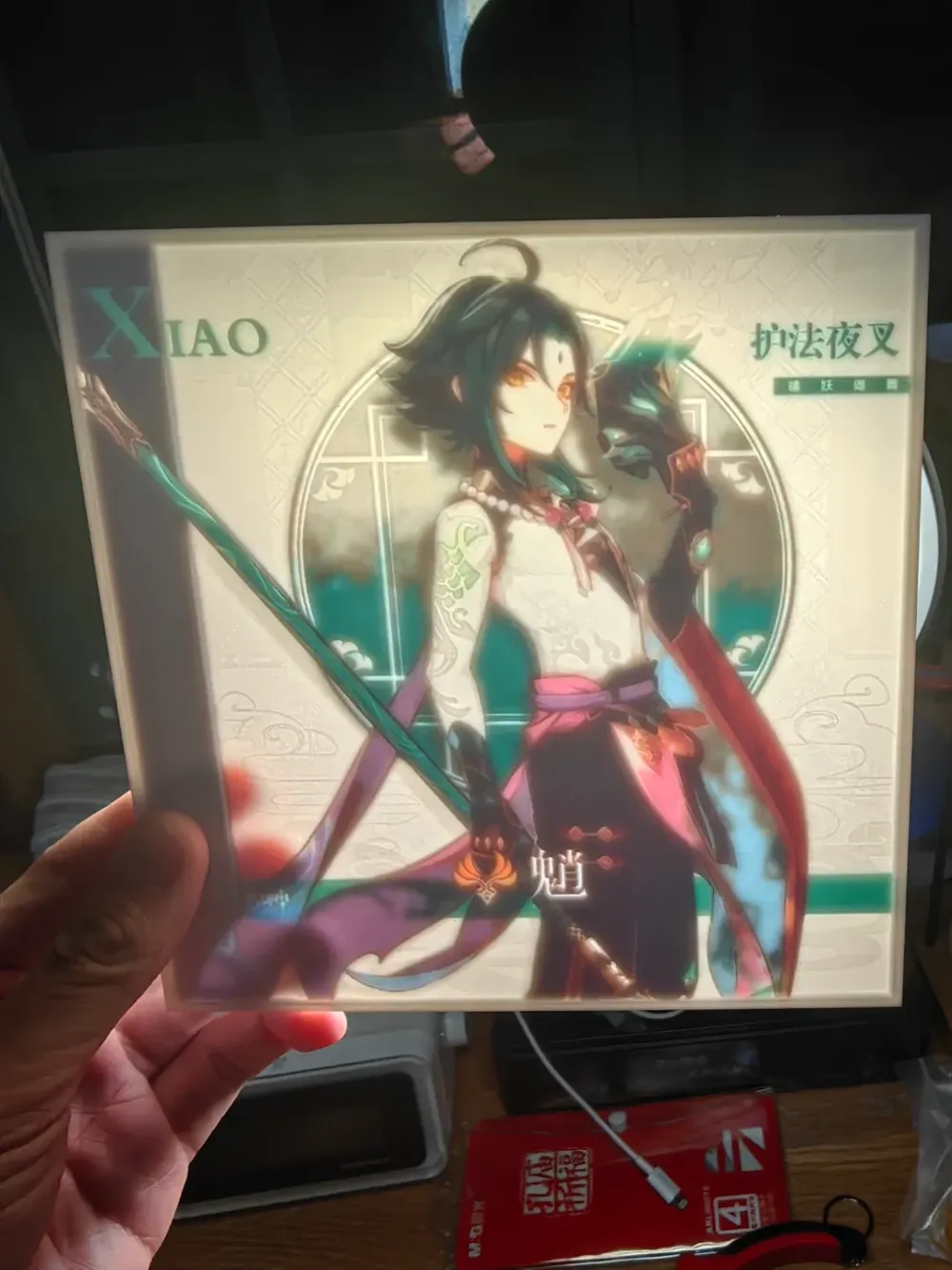 [CMYK Lithophane][Genshin Impact][Xiao] Genshin Impact Xiao Colorful ...