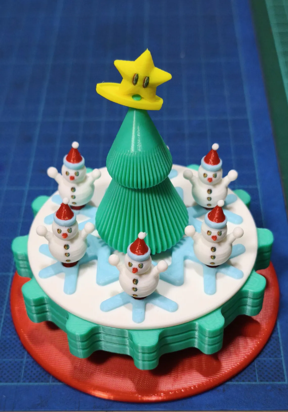 Spinning snowman by tomsky000 MakerWorld: Download Free 3D Models