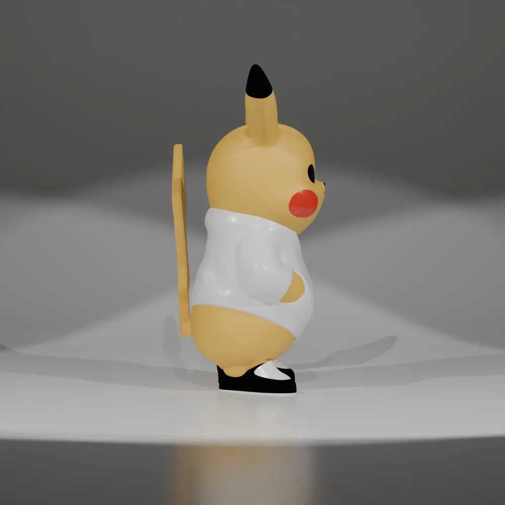 Pikachu in Streetwear by SolidG MakerWorld: Download Free 3D Models