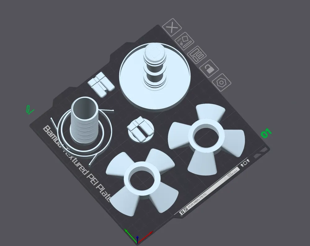 Passive Rewind Spool Adapter for polydryer Remixed by 茄汁北塔 MakerWorld ...