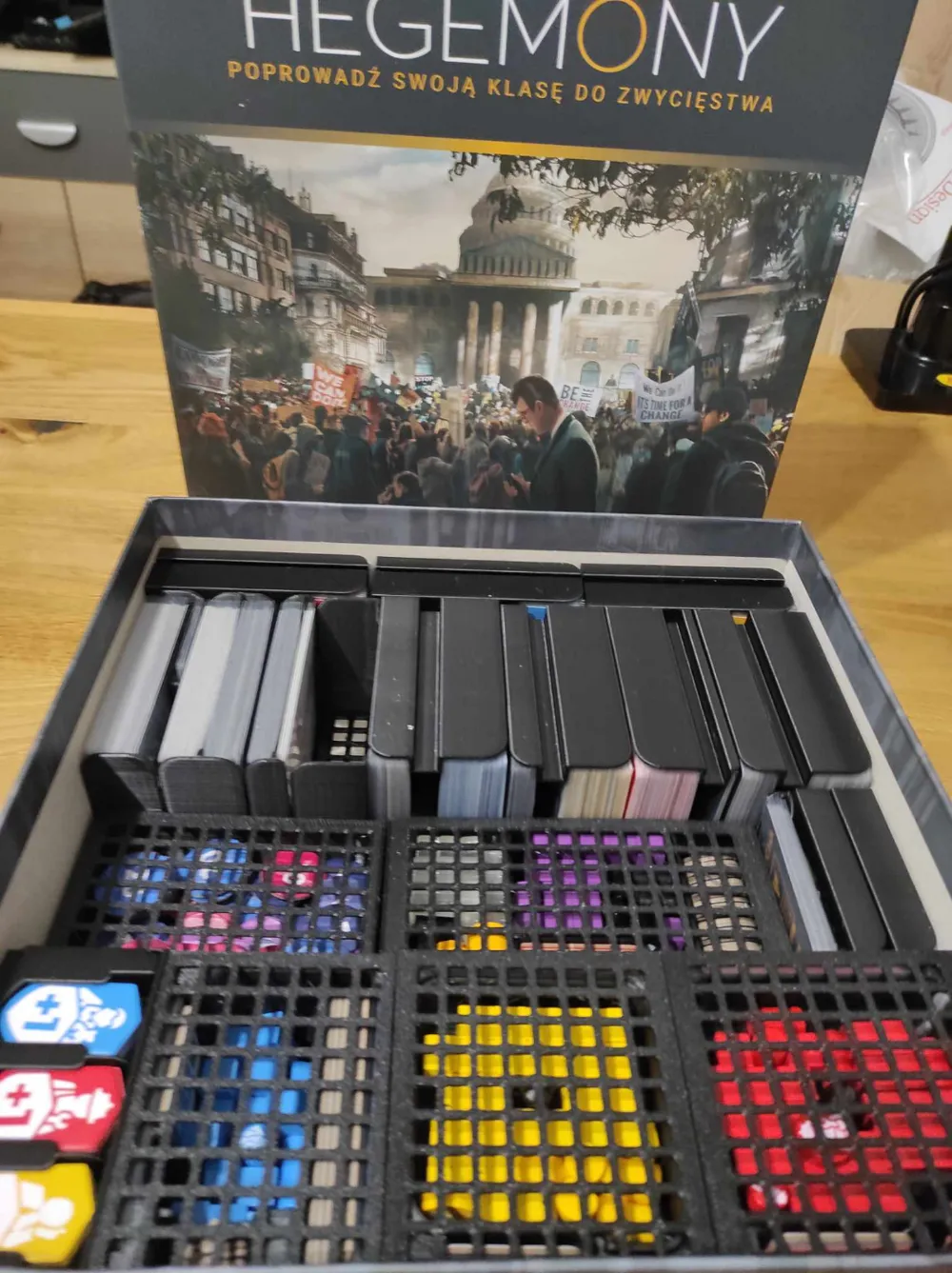 Hegemony Board Game + 2 exp Insert / Organizer by Sortirus MakerWorld: Download Free 3D Models