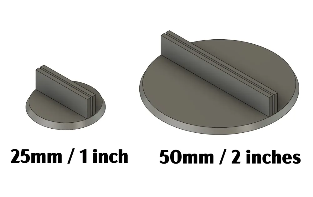 DnD Paper Mini Bases by Ciwi - MakerWorld