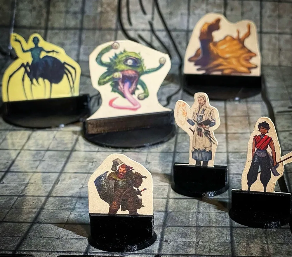 DnD Paper Mini Bases by Ciwi - MakerWorld