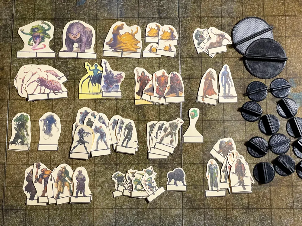 DnD Paper Mini Bases by Ciwi - MakerWorld