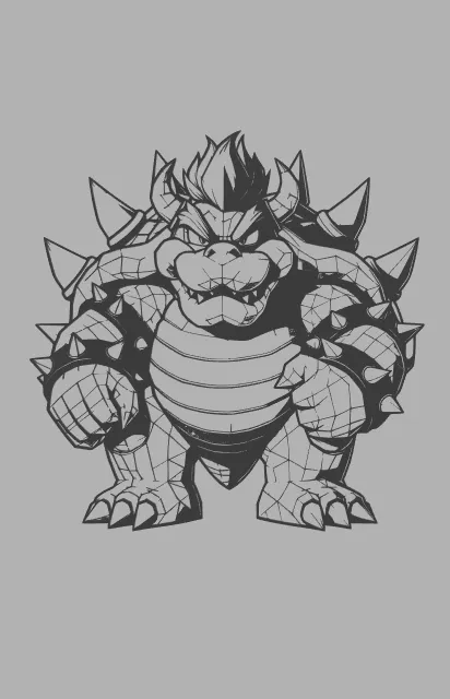 Goku Geométrico de Dragon Ball, polígono de bajo recuento - Modelo de ...