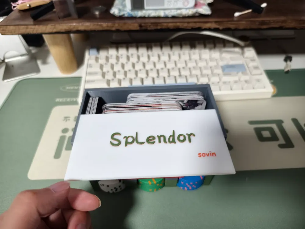 Splendor Board Game Custom Storage Box - Free 3D Print Model - MakerWorld