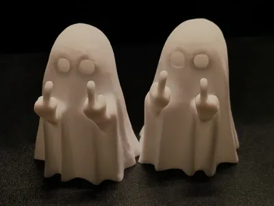 Middle Finger Ghost by 混乱邪恶的故事机 - MakerWorld