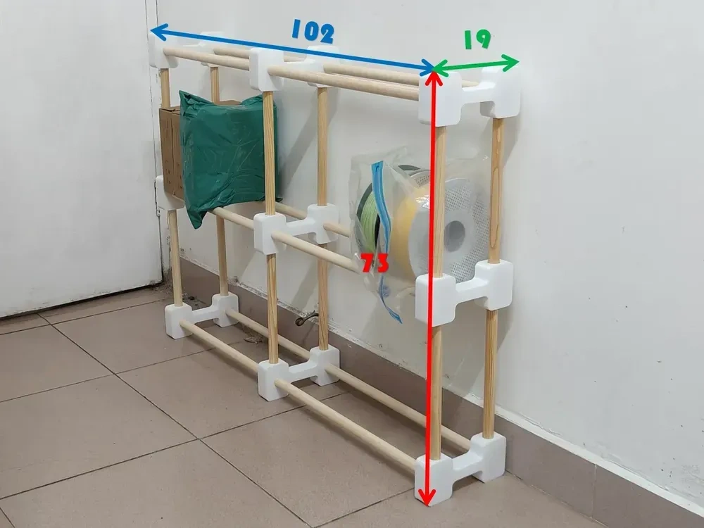 Large Filament Storage Stand Remixed by 李大帅哥 MakerWorld: Download Free ...