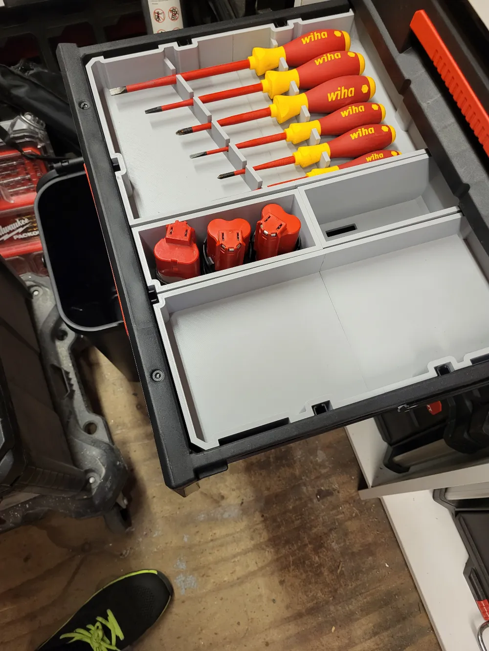 Milwaukee Packout drawer 65mm insert by Milwaukee Dave MakerWorld ...