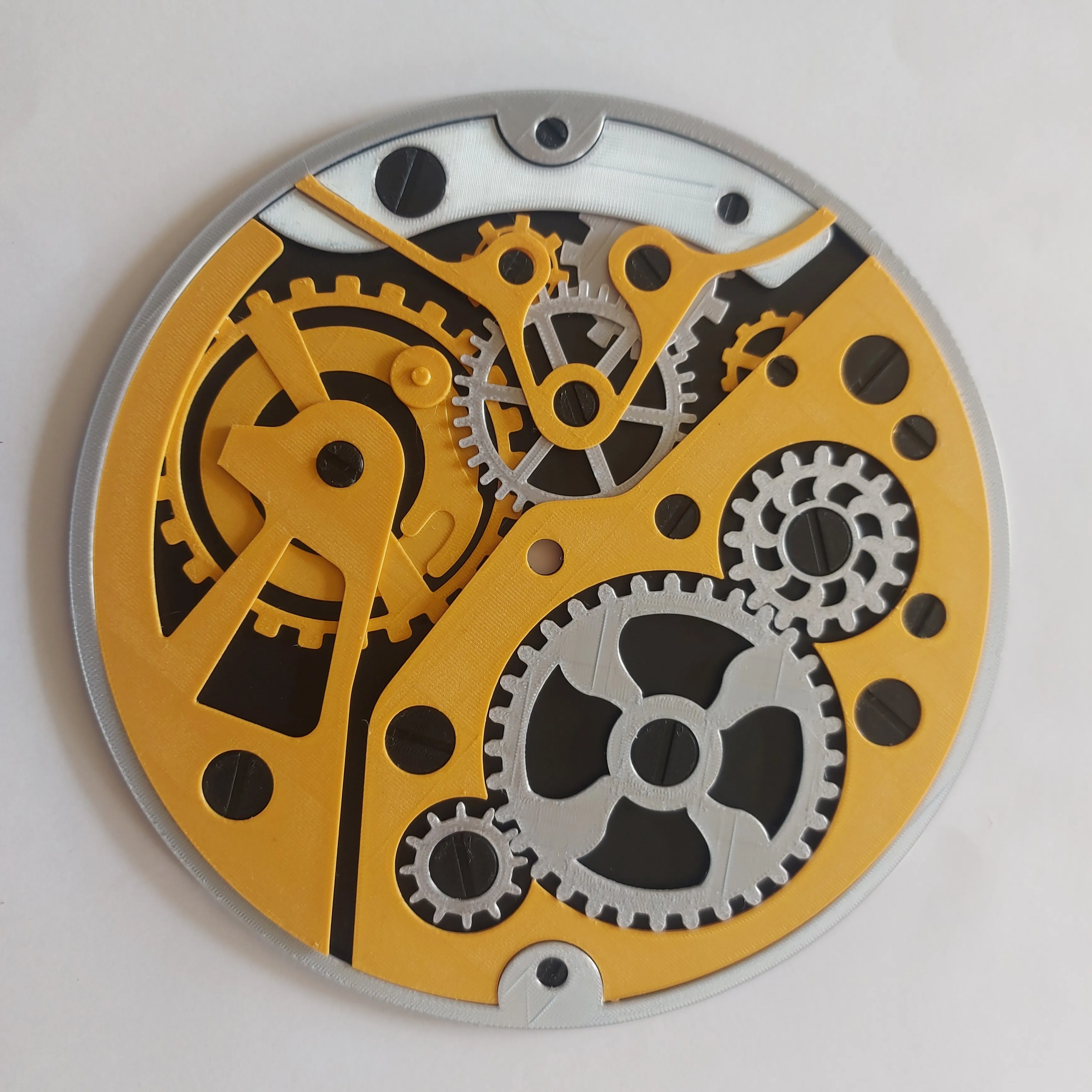 Mechanical Clock by Savy_Maker MakerWorld: Download Free 3D Models