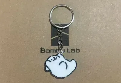 Line Art Puppy Keychain Collection (Maltese) by user_3518280171 ...