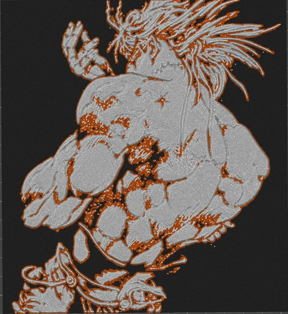 JOJO——迪奥 浮雕画 来自 Flow_Huang MakerWorld：免费下载 3D 模型