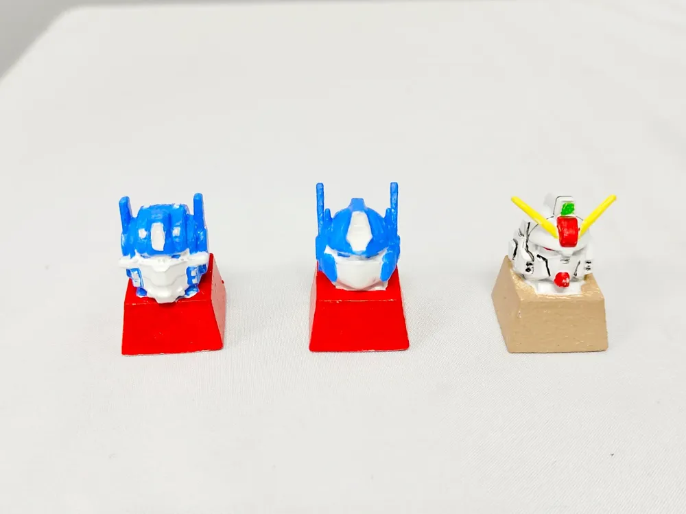 Optimus Prime Keycap 【Multicolor Print】【Q Version】【Complex Version】 by ...