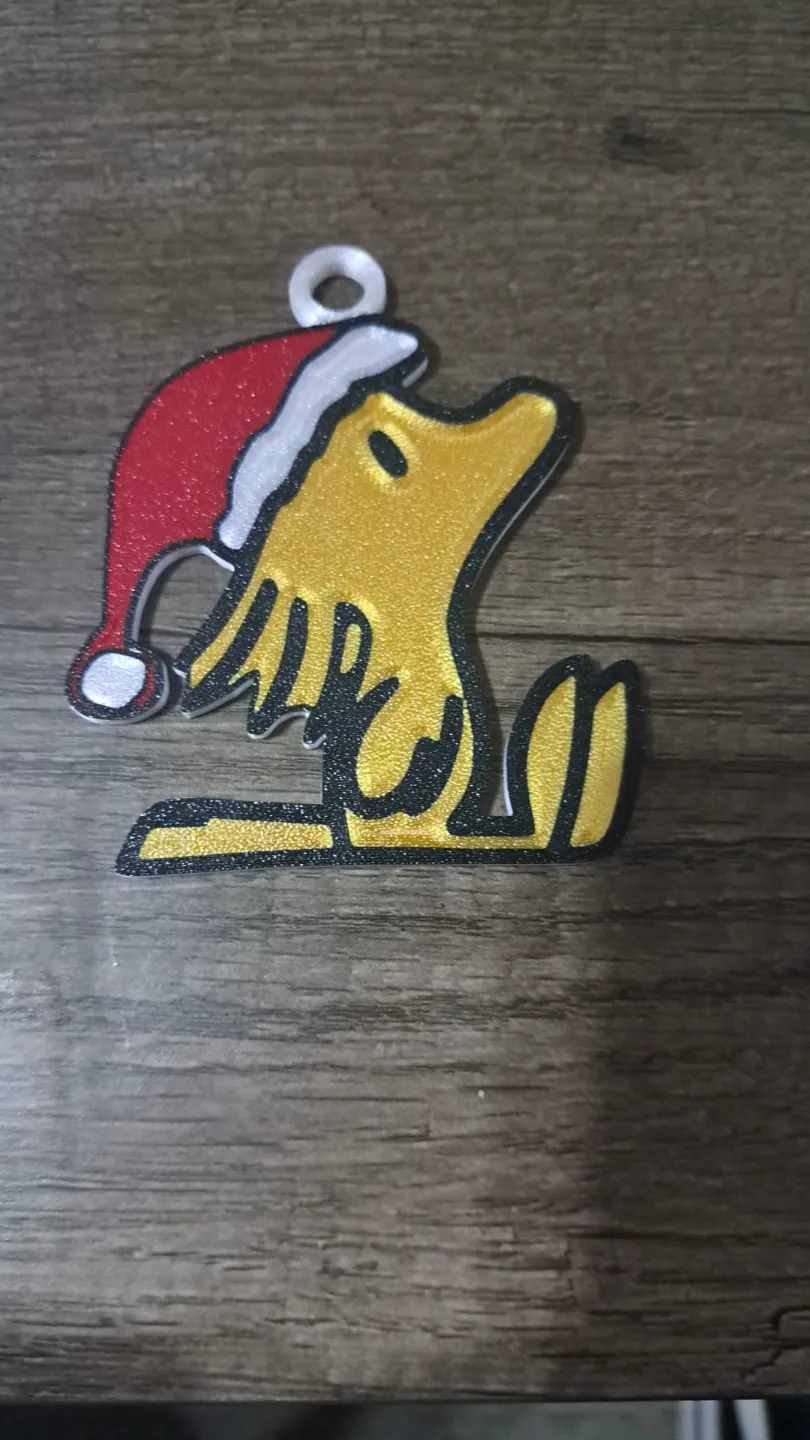 Snoopy Christmas ornament by monica__pto - MakerWorld
