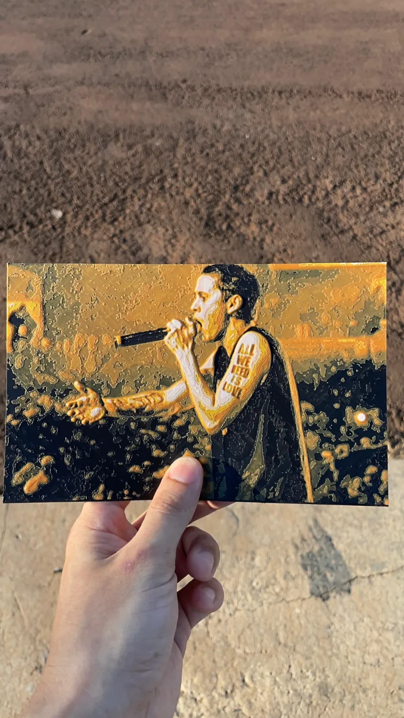 CANSERBERO Hueforge Lithophane by 3DXAV - MakerWorld
