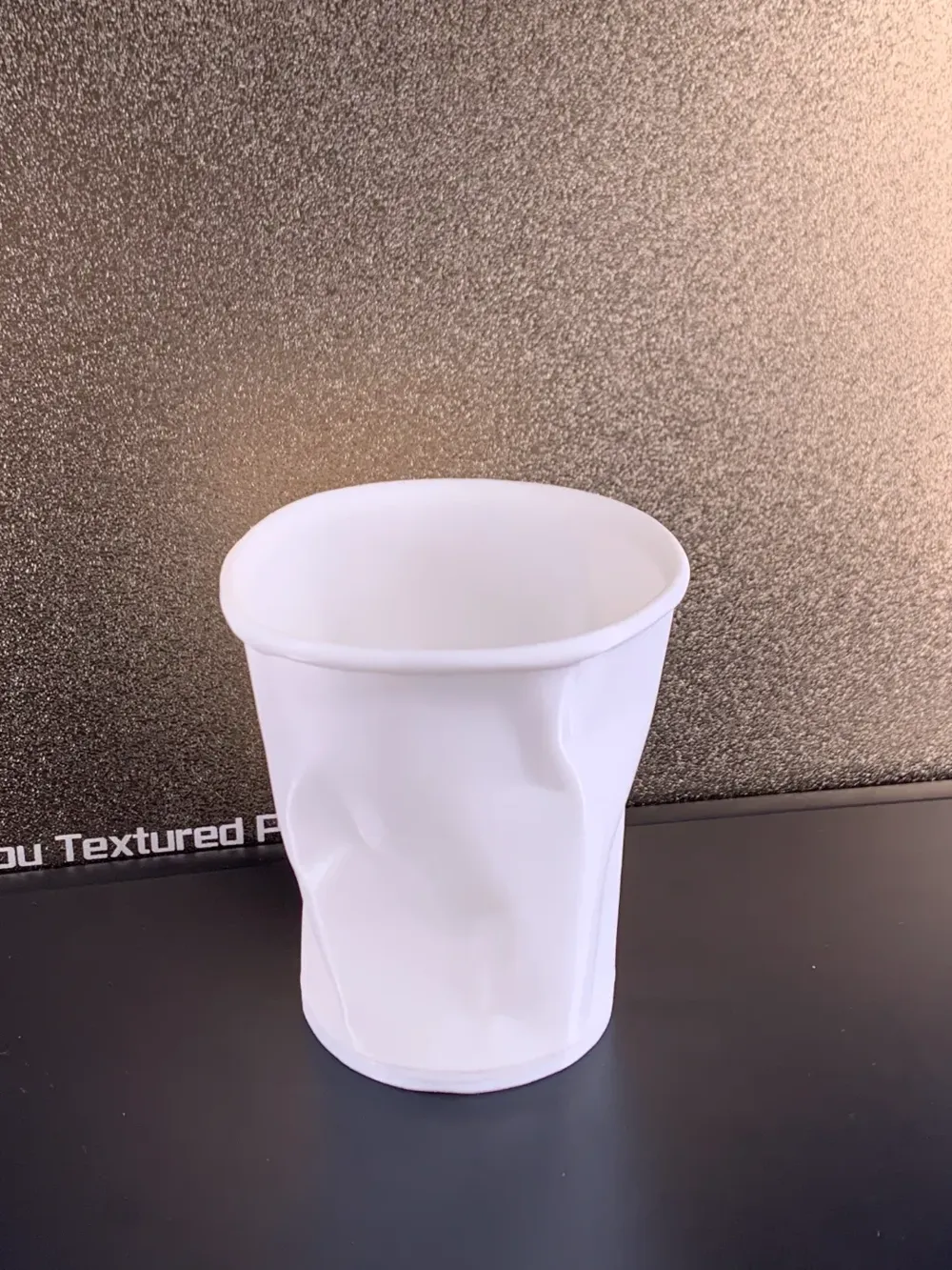 A crumpled paper cup by stubfish - MakerWorld