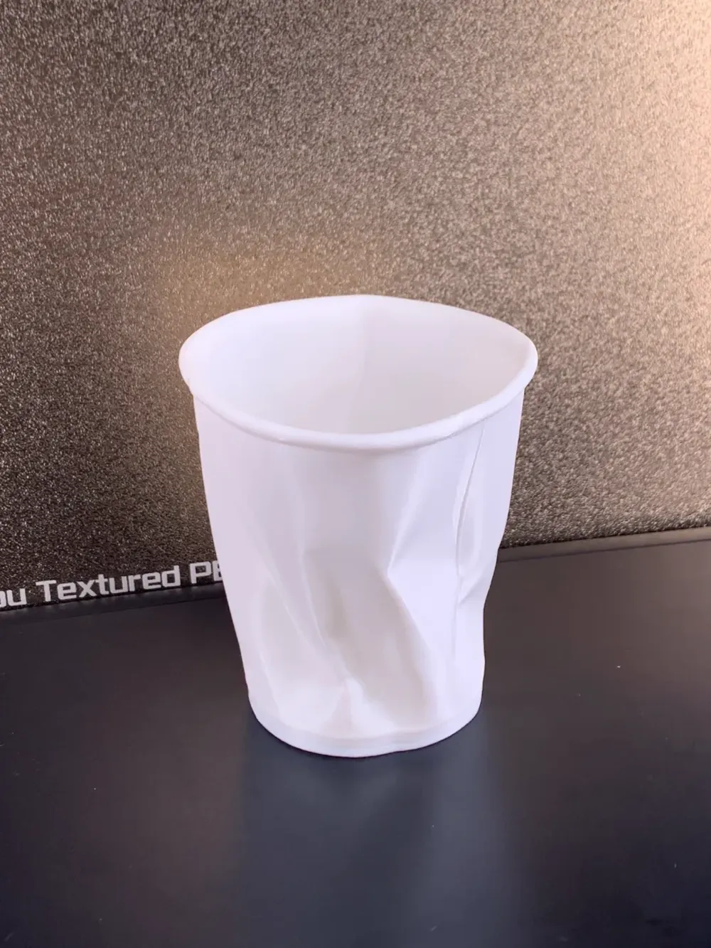 A crumpled paper cup by stubfish - MakerWorld