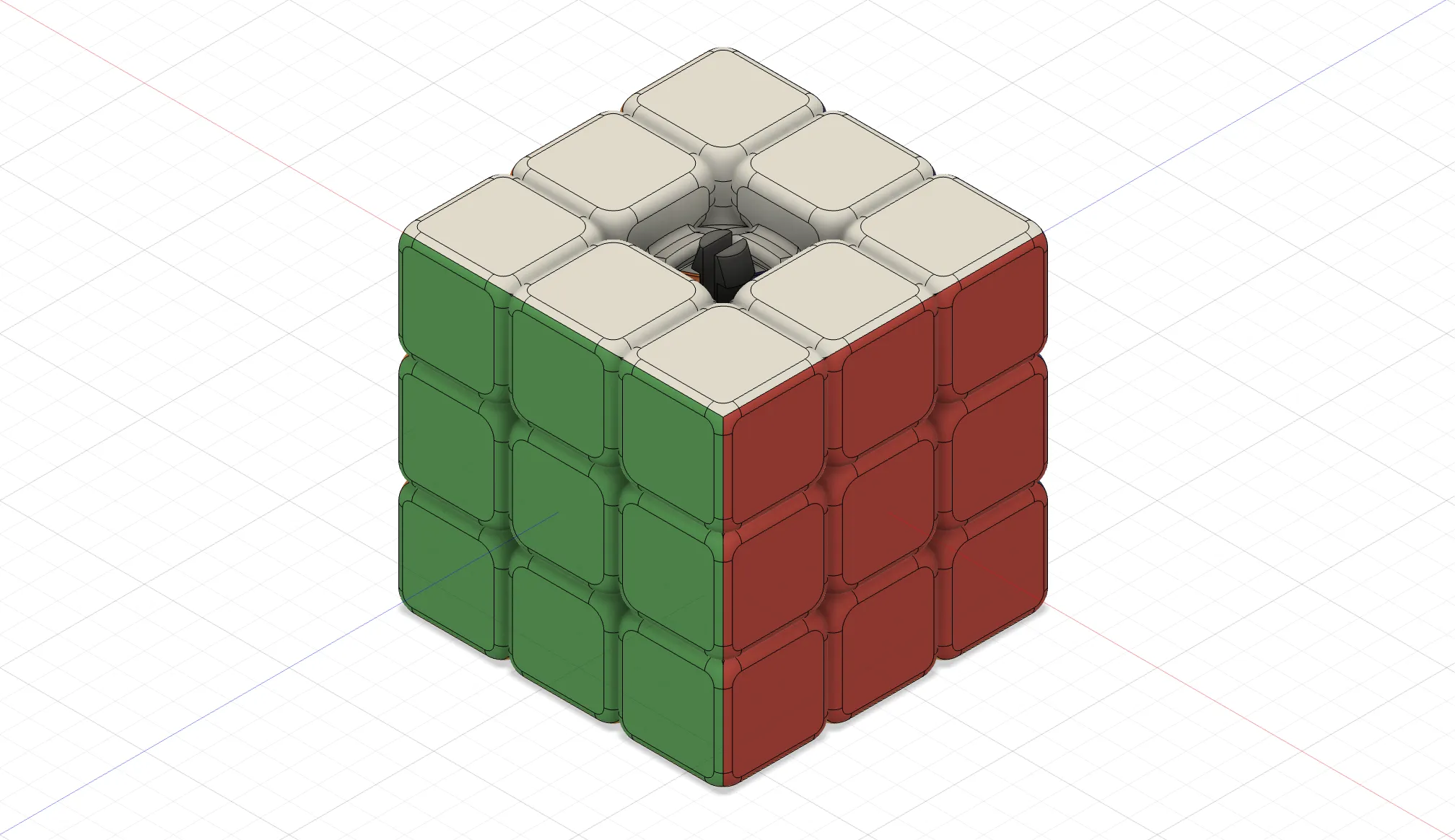 Rubik Style Cube Puzzle Style Colorblock by CZJ Studio MakerWorld ...