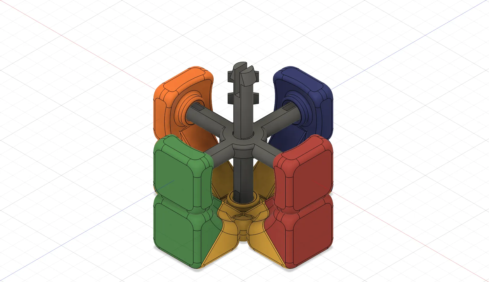 Rubik Style Cube Puzzle Style Colorblock by CZJ Studio MakerWorld ...