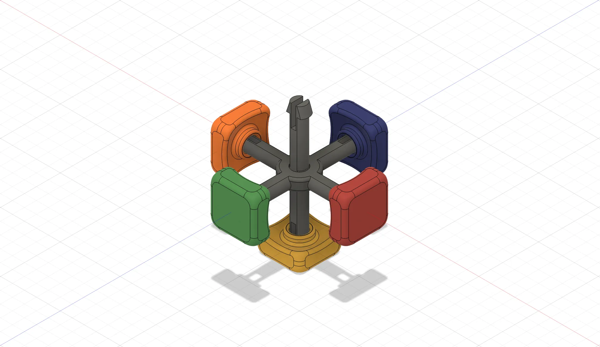 Rubik Style Cube Puzzle Style Colorblock by CZJ Studio MakerWorld ...