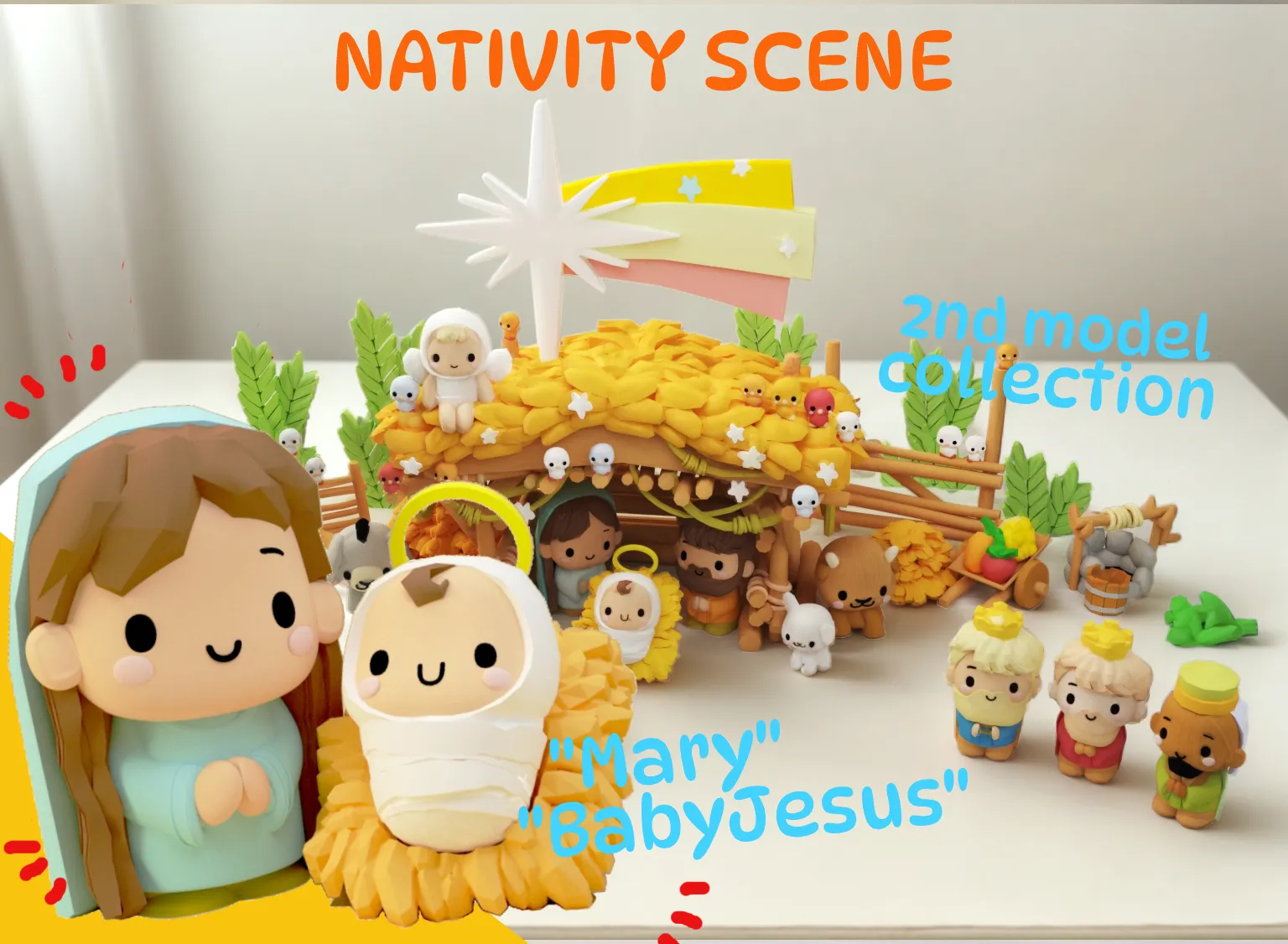 Nativity scene Joseph p.1 - Free 3D Print Model - MakerWorld