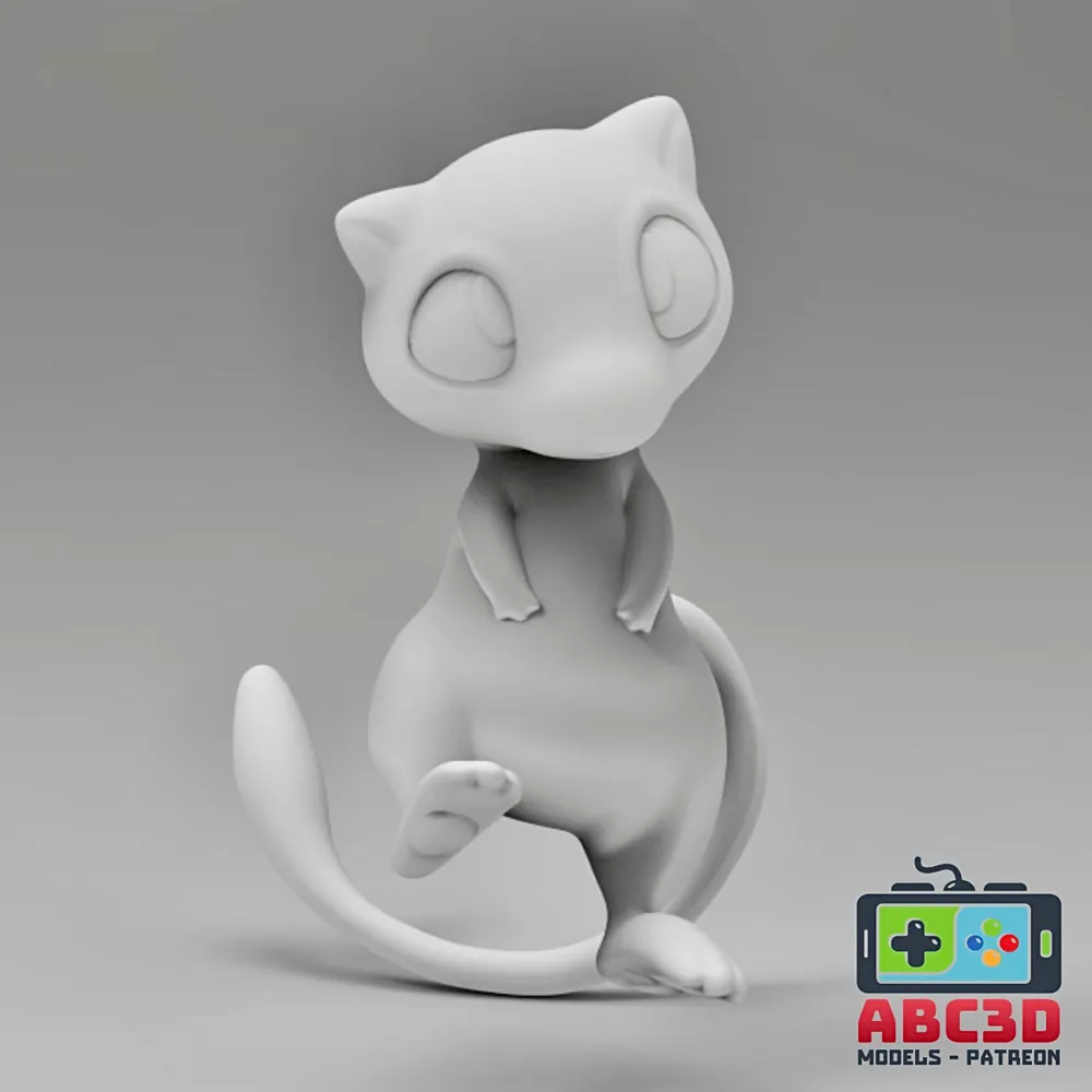 Mew 3D Pokémon Pokemon Figure Pokemon by ABC3D - MakerWorld