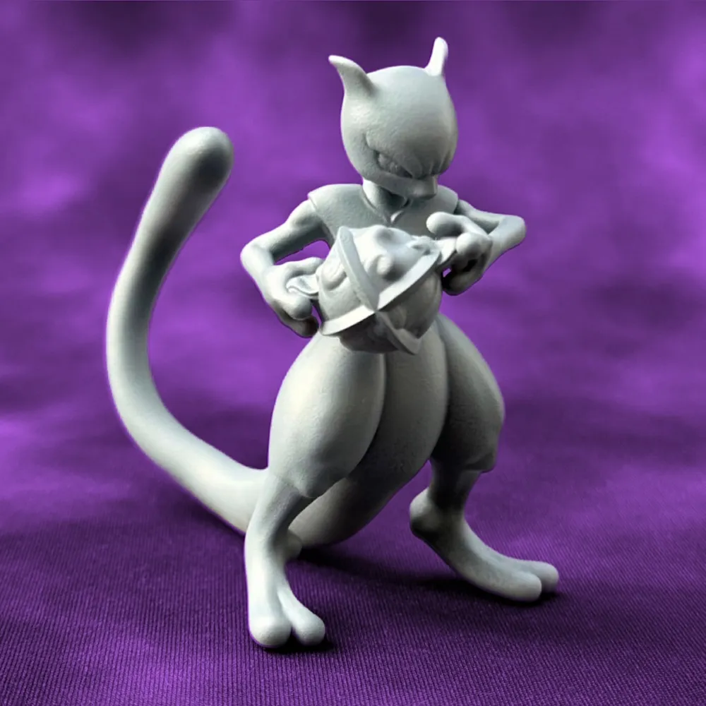 Mewtwo 3D Pokémon Pokemon Figure Pokemon by ABC3D - MakerWorld