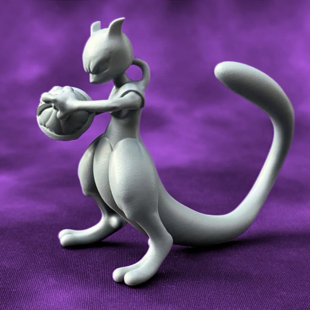 Mewtwo 3D Pokémon Pokemon Figure Pokemon by ABC3D - MakerWorld