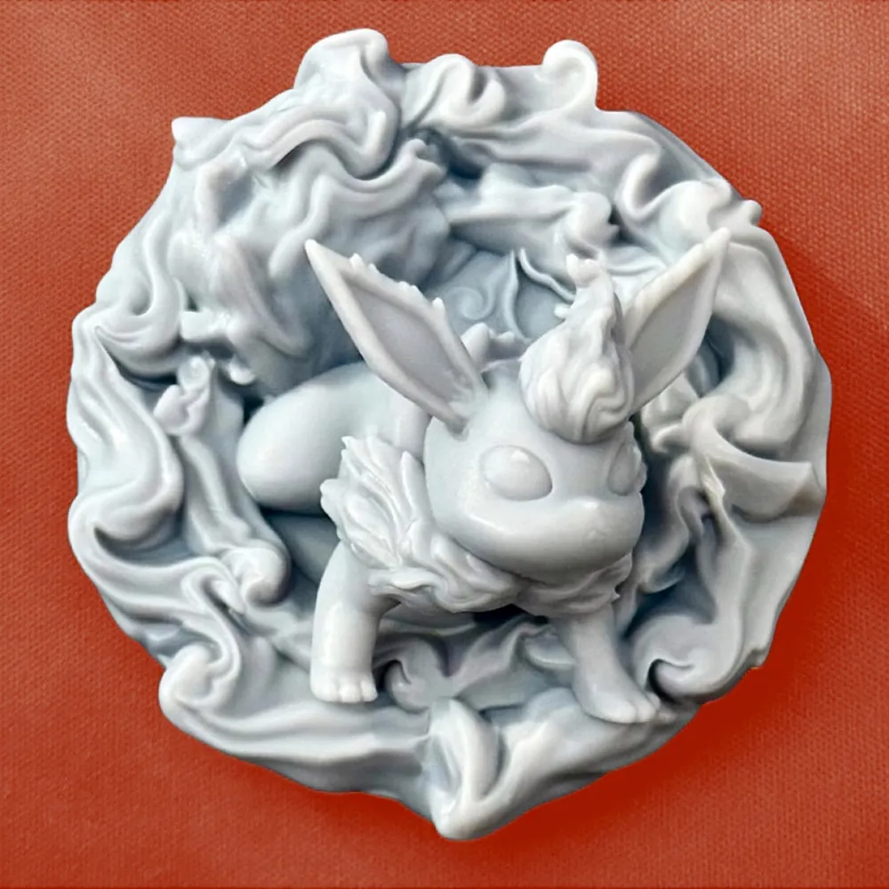 Flareon Pokemon Fridge Magnet or Wall Decoration by ABC3D - MakerWorld