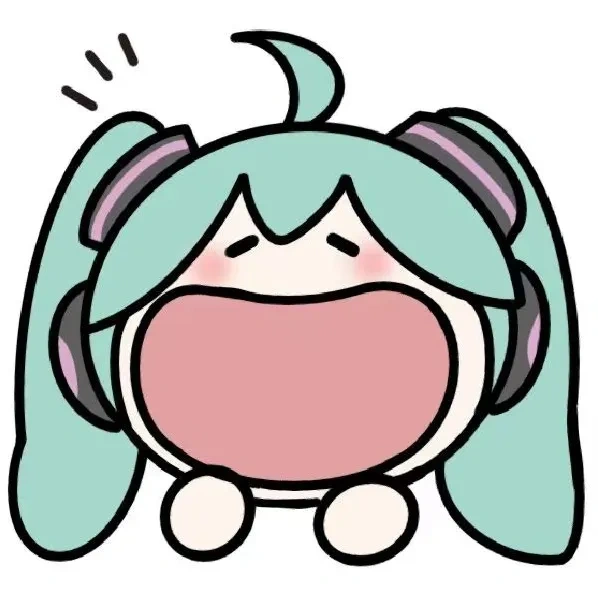 Hatsune Miku Big Mouth Emoji Pack by 魔仿师 - MakerWorld