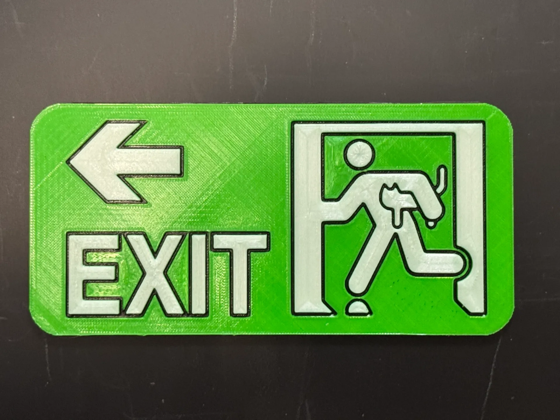 Emergency Exit - Cat Edition by MaoKing MakerWorld: Download Free 3D Models