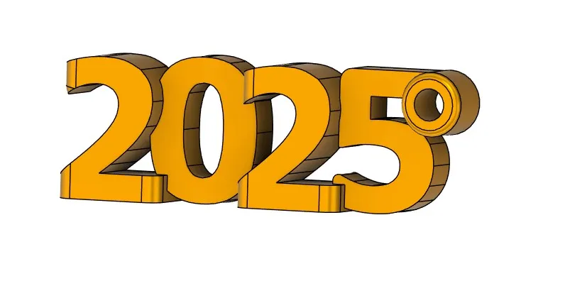 Keychain 2025 by Stefano17 MakerWorld: Download Free 3D Models