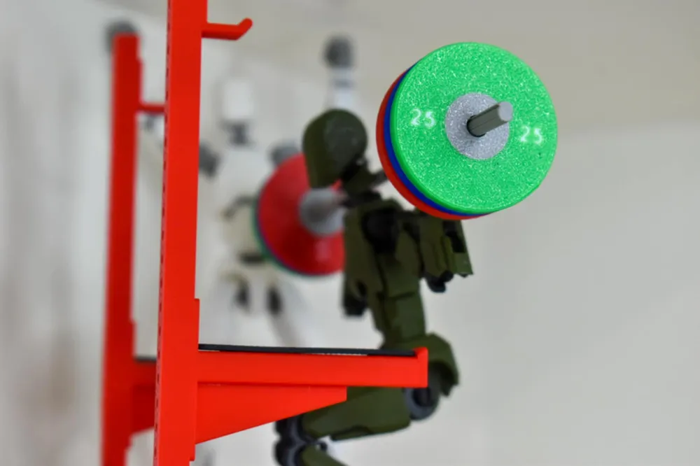 Squat Rack - Dummy 13 by Hotcup & Co. MakerWorld: Download Free 3D Models