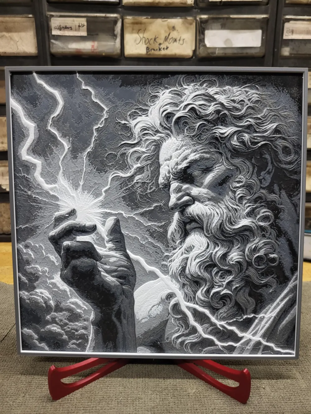 Zeus Greek Mythology Hueforge by 3Deez Prints MakerWorld: Download Free ...