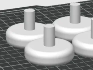 Office chair feet by KuJJ - MakerWorld