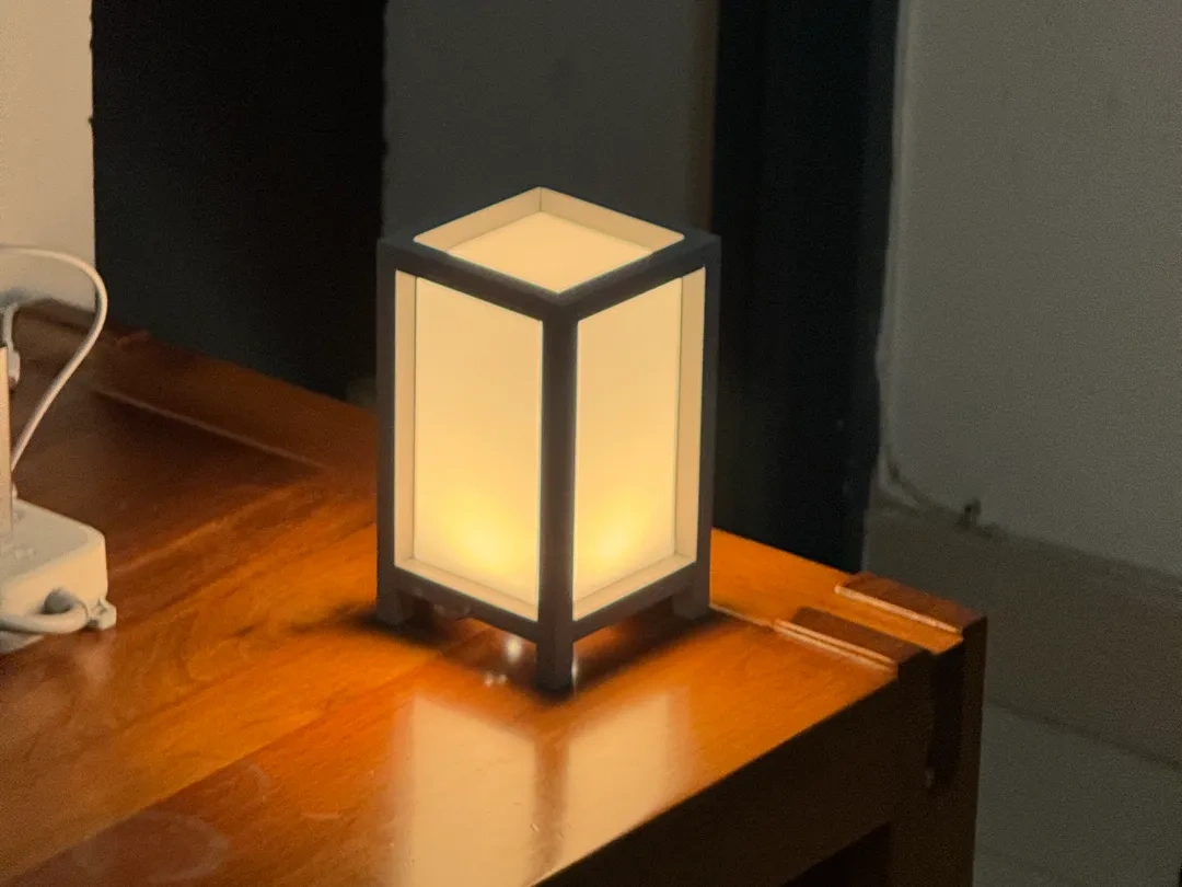 Minimalist Cube Night Light | Using Bambu LED Kit 001 by 不是卿云 - MakerWorld