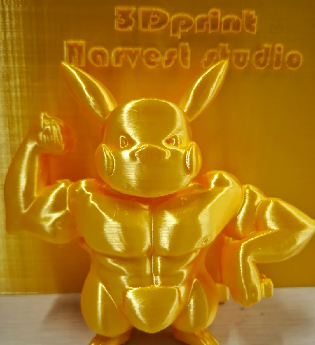 Pikachu &muscle by Shining Trio Workshop - MakerWorld