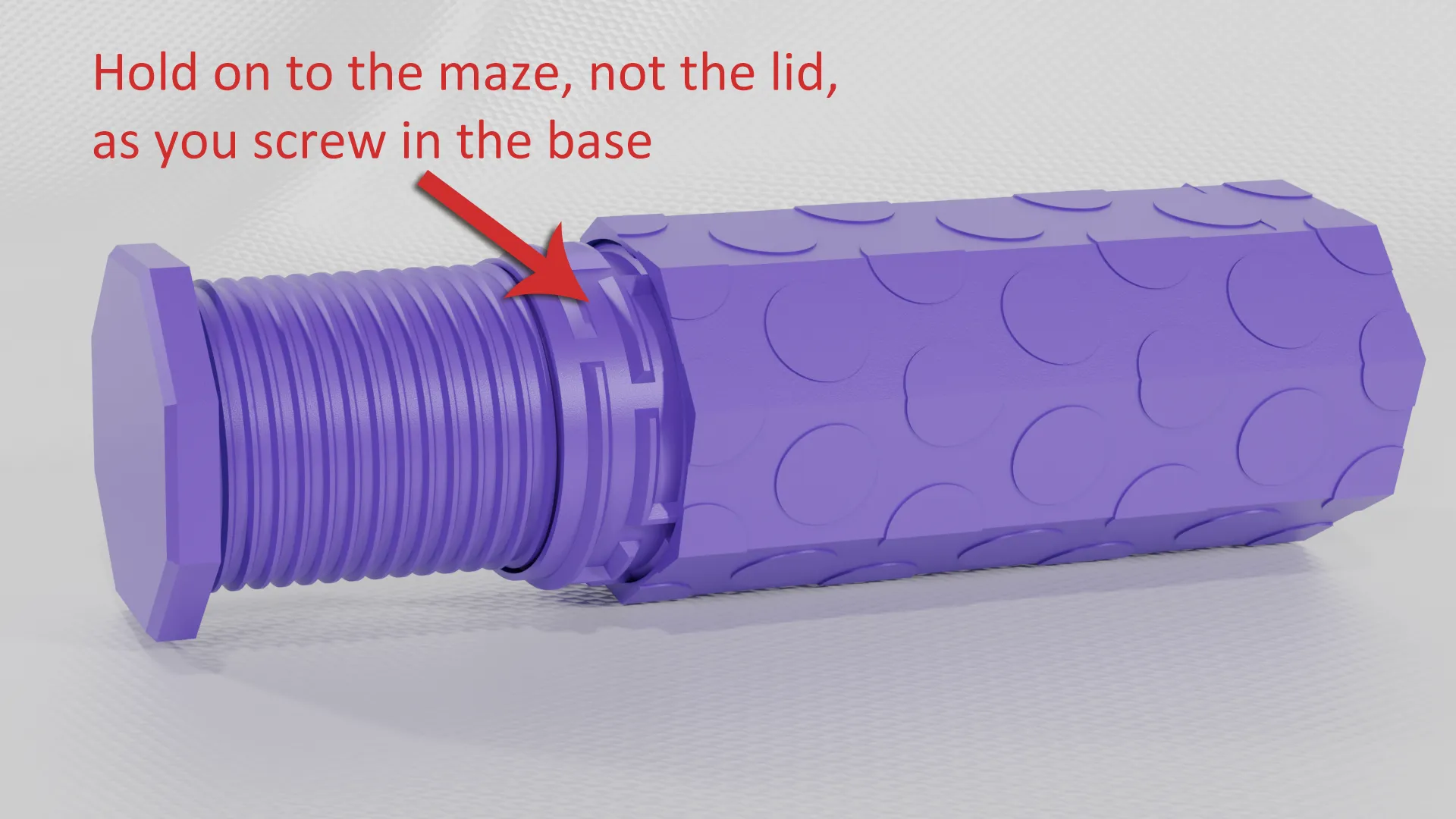 Impossible Maze Gift Tube - Reversed Threads - Free 3D Print Model ...