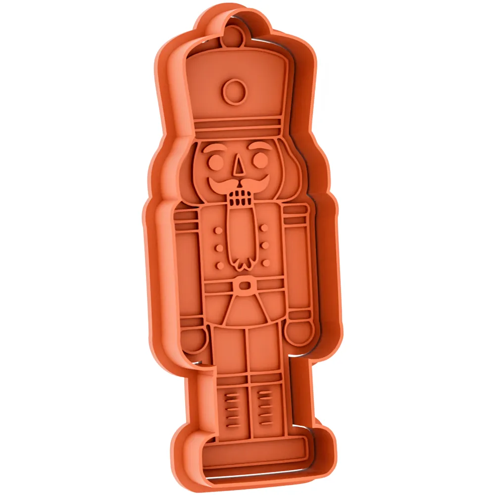 Christmas Nutcracker Big Cookie Cutter and Stamp! by Pavi - MakerWorld
