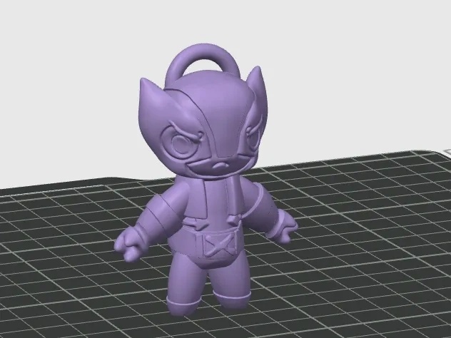 Cartoon Kong Keychain by 孝九声3D打印 - MakerWorld