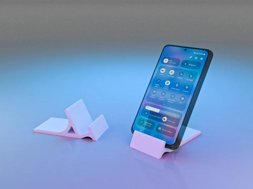 Simple smartphone stand - Free 3D Print Model - MakerWorld