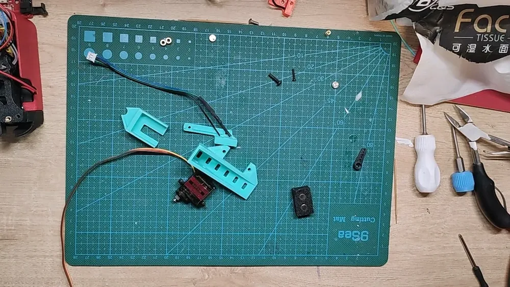 Neptune Elegoo 3 Pro Servo Klicky Mount by 木木丶业 - MakerWorld