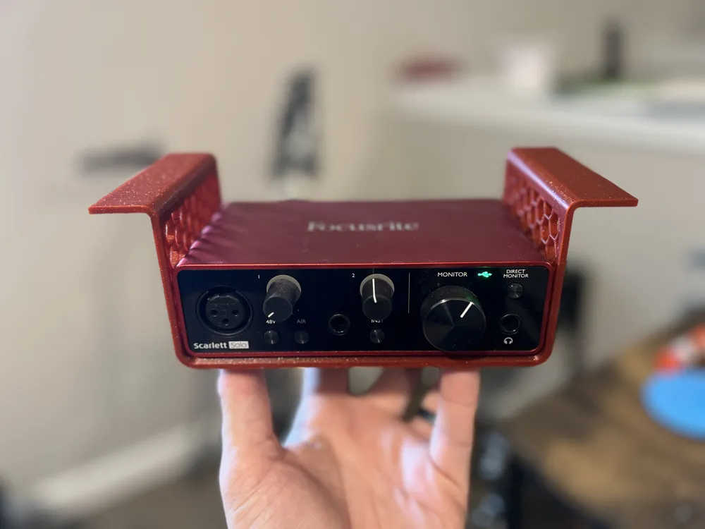 Focusrite Scarlett Solo Under-desk Mount by ablairlamb MakerWorld ...
