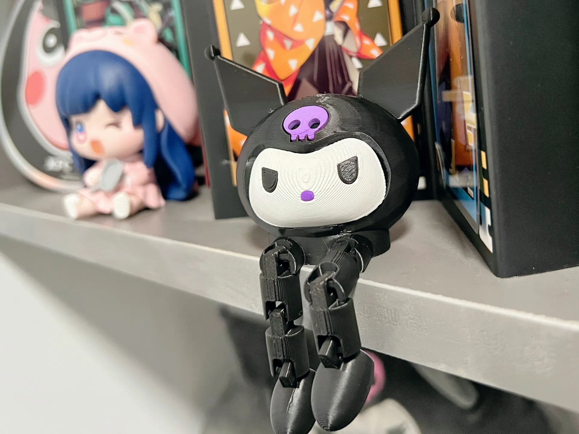 Articulated Kuromi Figurine by lengfeng MakerWorld: Download Free 3D Models