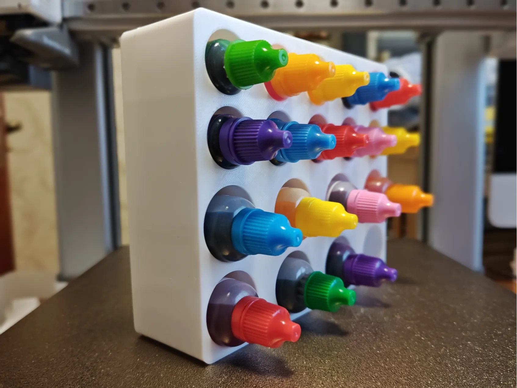 Dye Bottle Placement Plate—for dye bottles in children's science ...